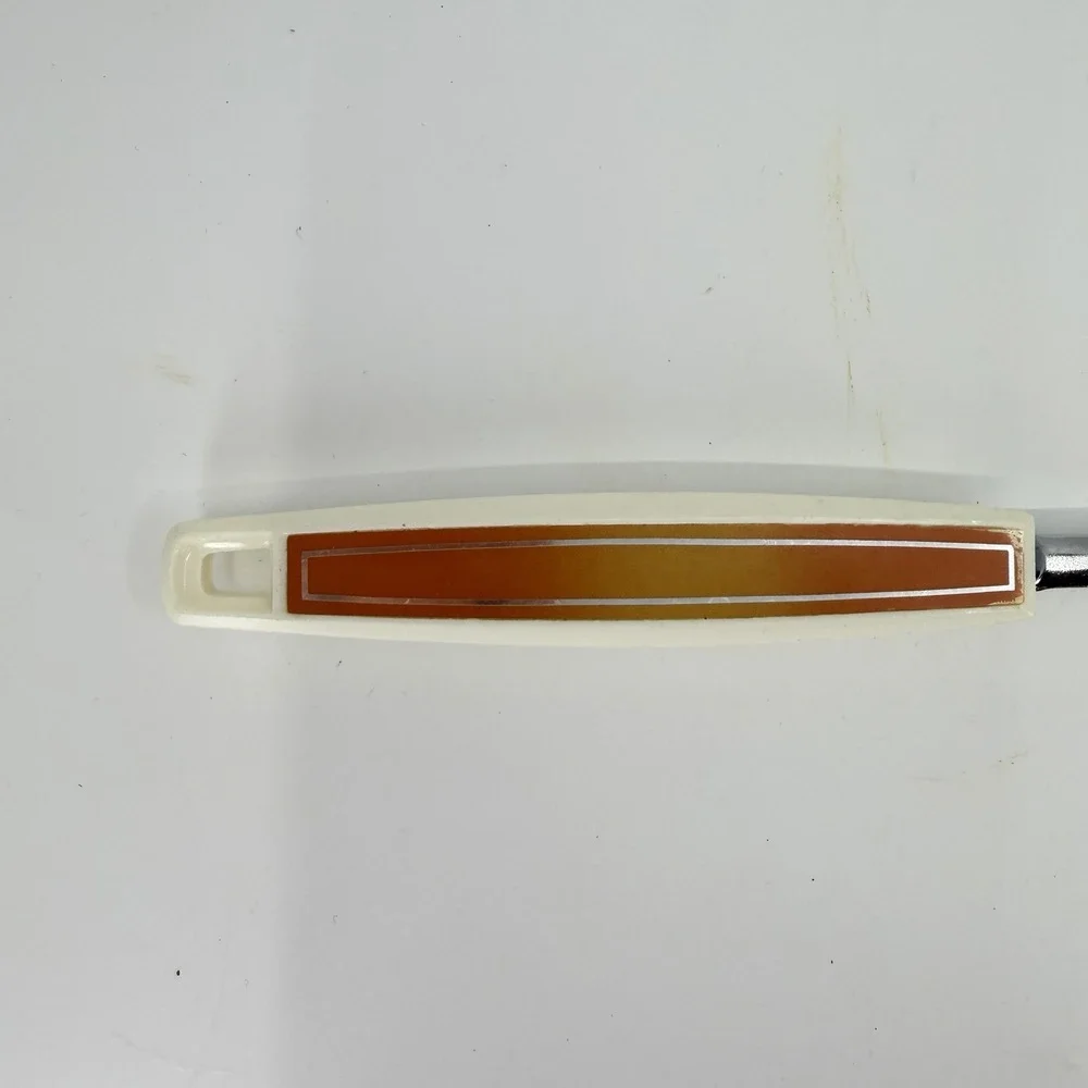 Ekco | Dining | Ekco Chromium Plated Serving Fork White Plastic Handle ...